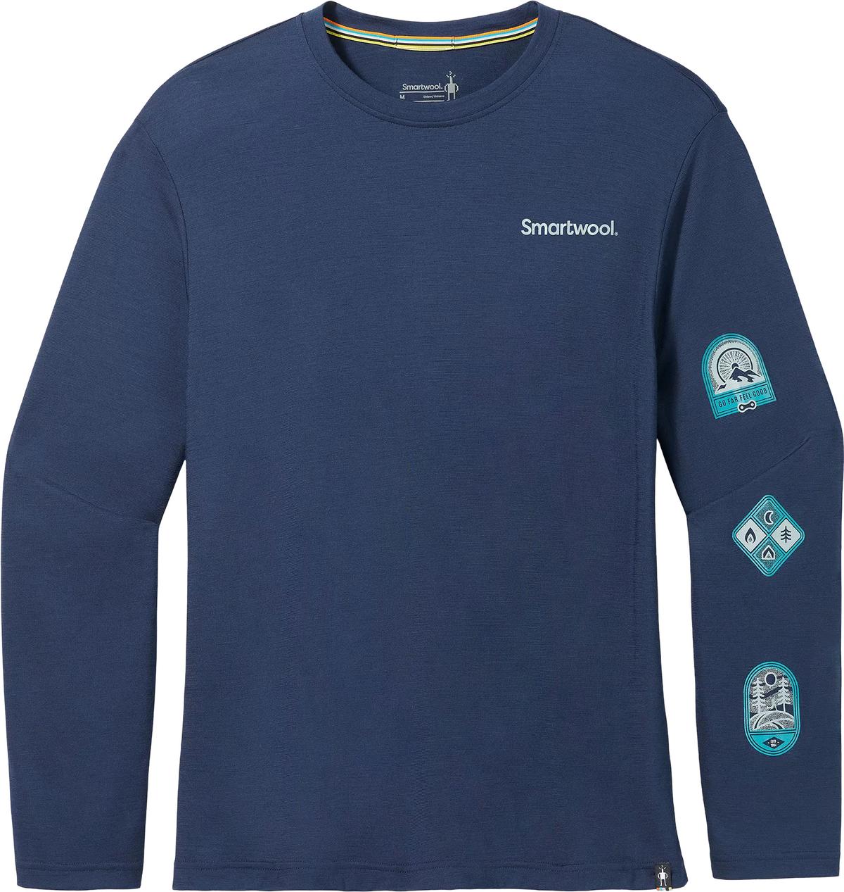 Smartwool Outdoor Patch Graphic Long Sleeve Tee - Unisex | The Last Hunt