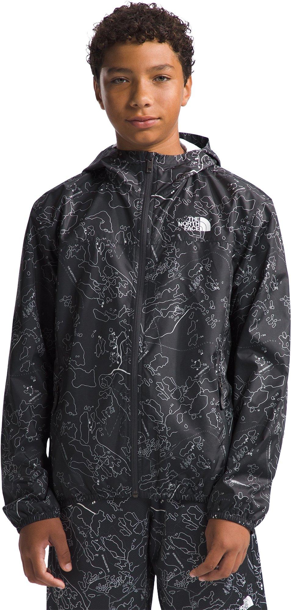 The North Face Never Stop Hooded Windwall Jacket - Boys | The Last Hunt