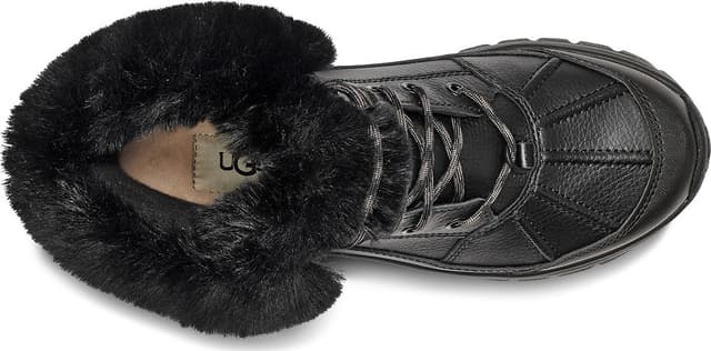 Ugg fluff boots black store