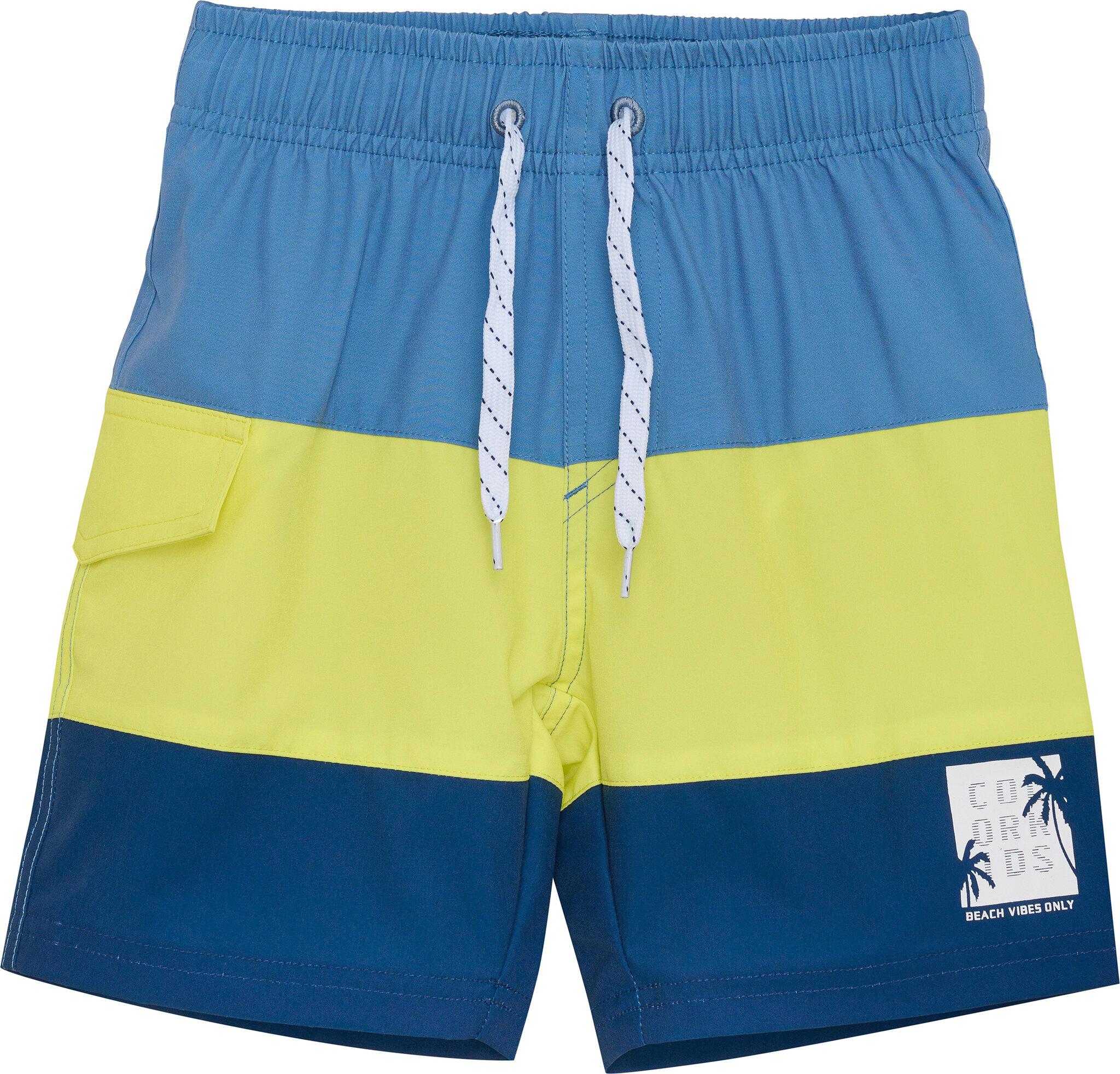 Color Kids Colorblock Long Swim Shorts - Boys | The Last Hunt