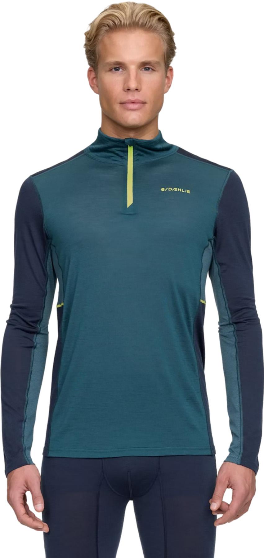 DÆHLIE Performance Wool Half Zip Base Layer - Mens | The Last Hunt
