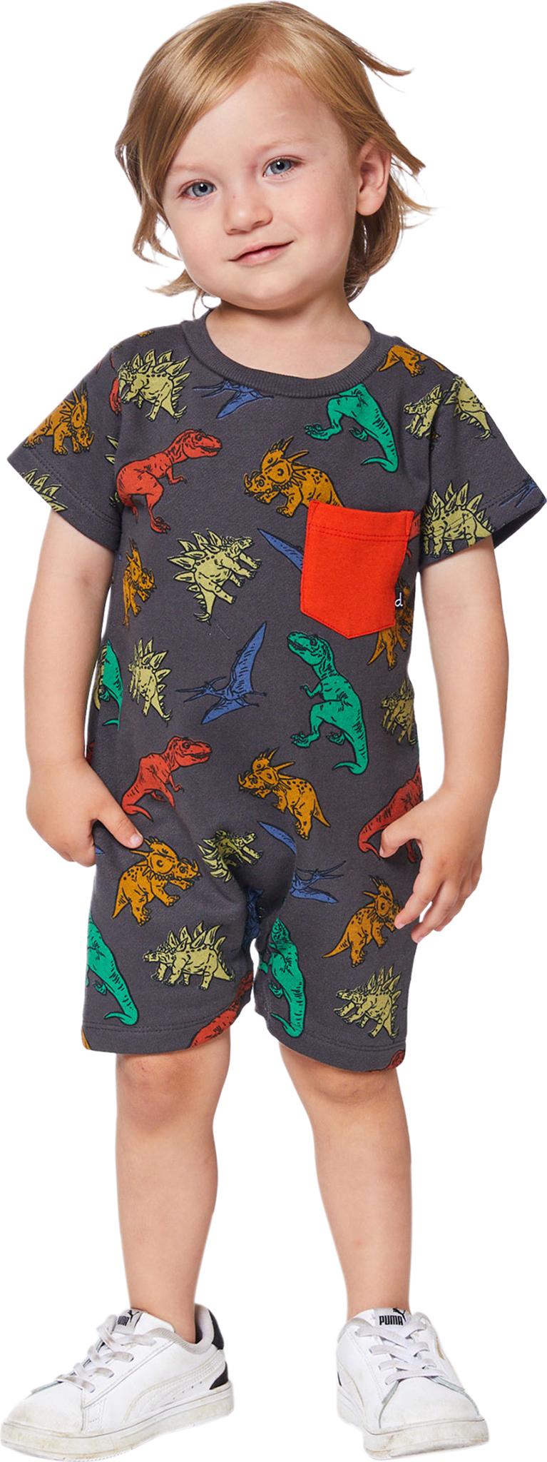Deux par Deux Printed French Terry Romper - Baby Boys | Altitude Sports
