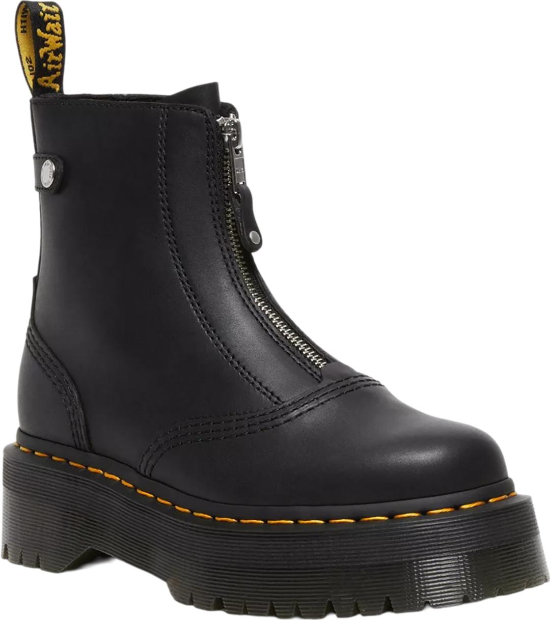 Dr. Martens Jetta Zipped Sendal Leather Platform Boots - Women's | The ...