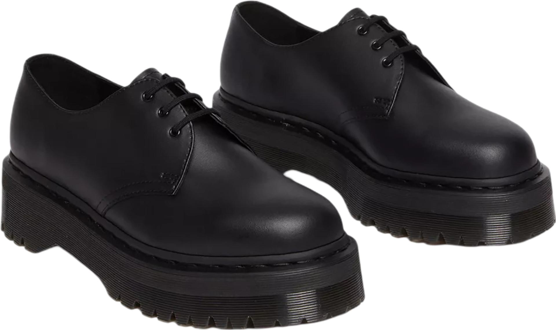Dr. Martens 1461 Felix Quad Mono Vegan Platform Shoes - Unisex | The ...