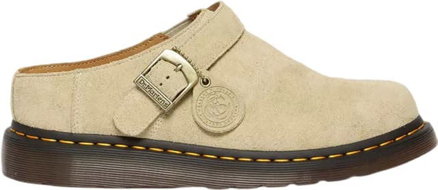 Dr. Martens Isham Faux Shearling Lined Suede Mules - Unisex Dr. Martens Isham Faux Shearling Lined Suede Mules - Unisex