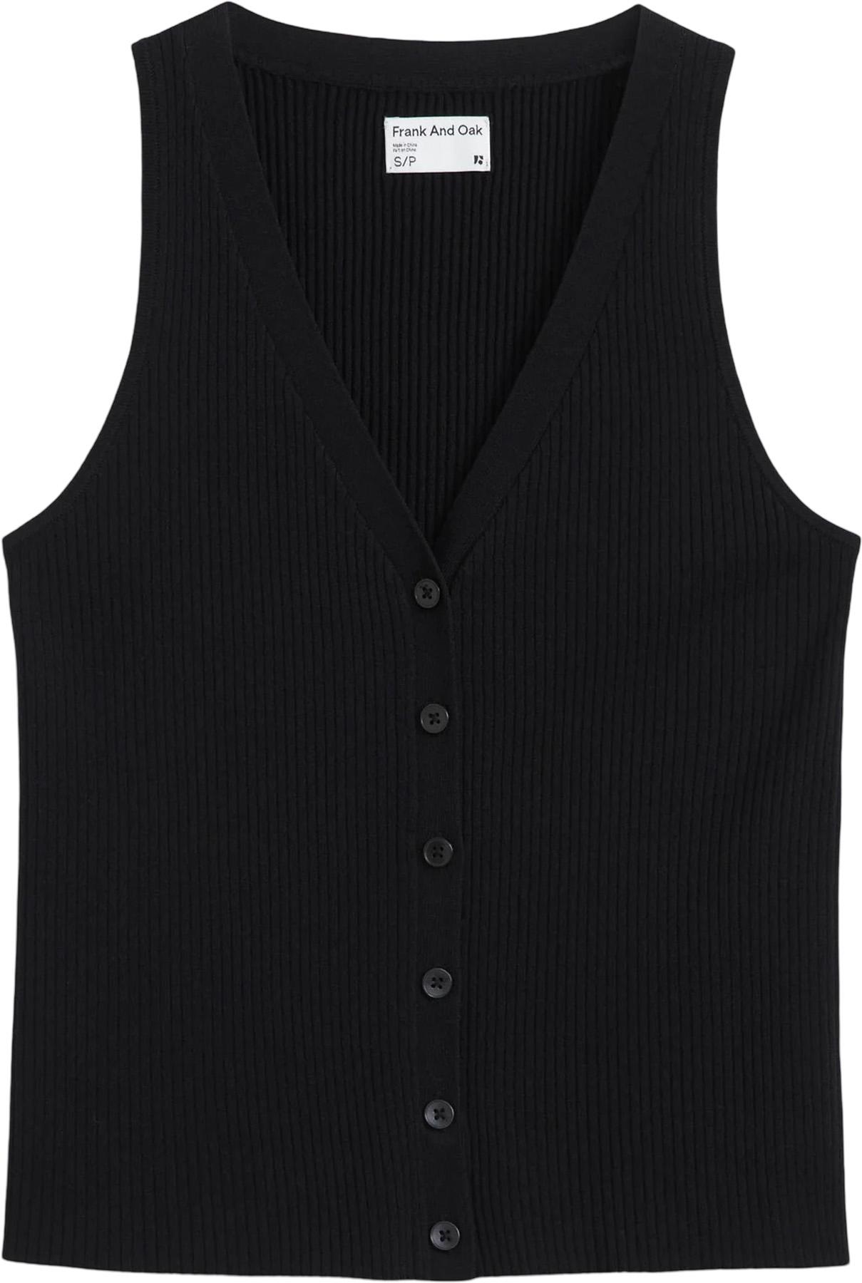 Frank And Oak Button Up Sweater Vest - Women's | The Last Hunt