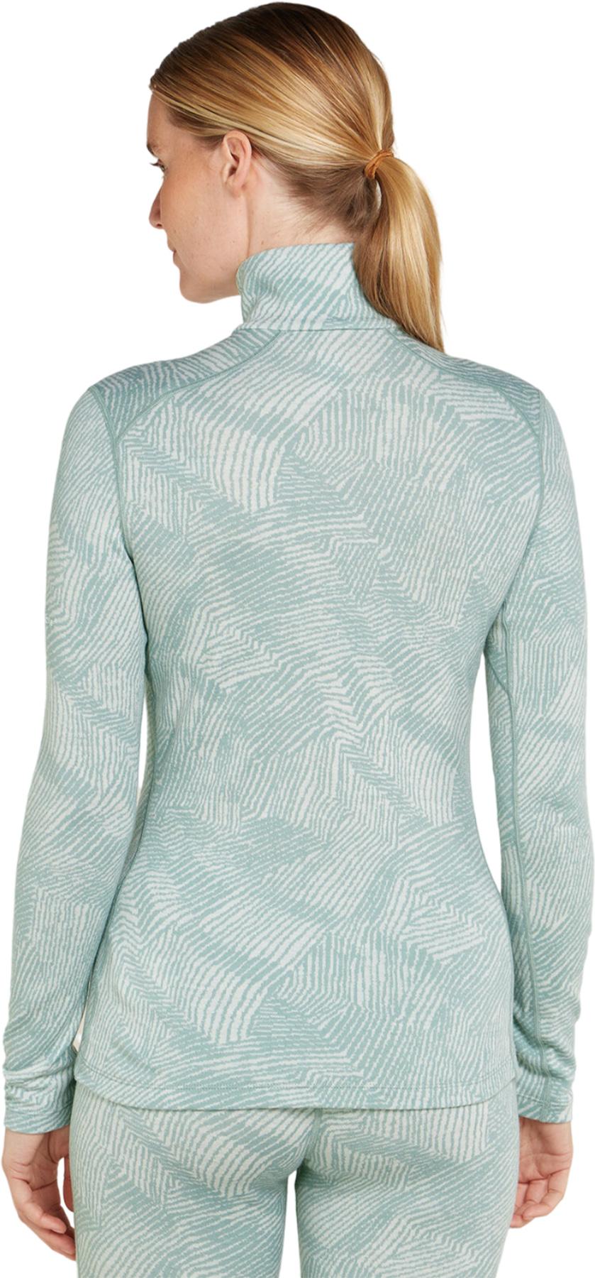 icebreaker Merino 260 Vertex Frozen Forms Long Sleeve Half Zip Thermal ...