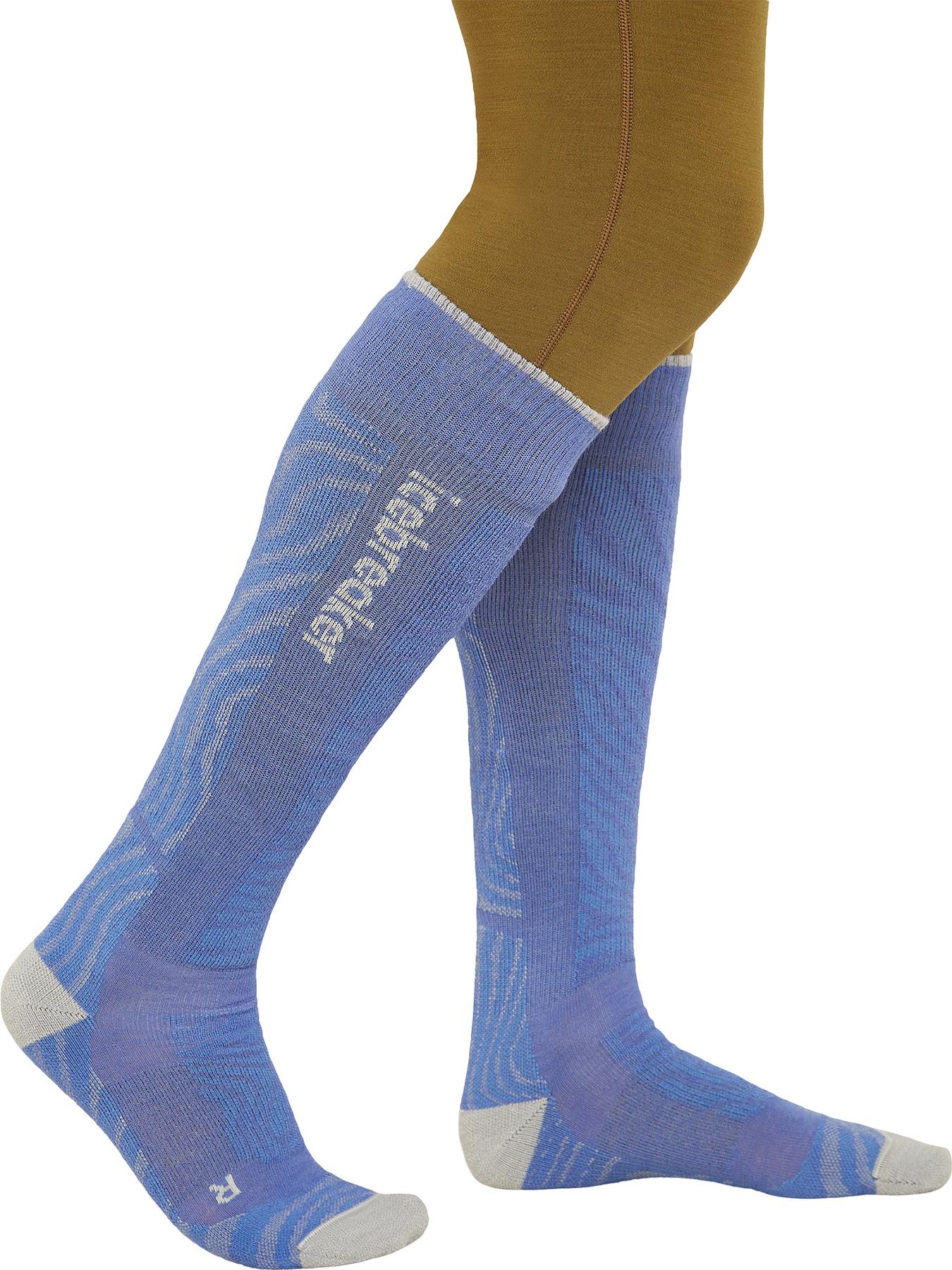 icebreaker Merino Ski+ Medium Over the Calf Mountain Contour Socks ...
