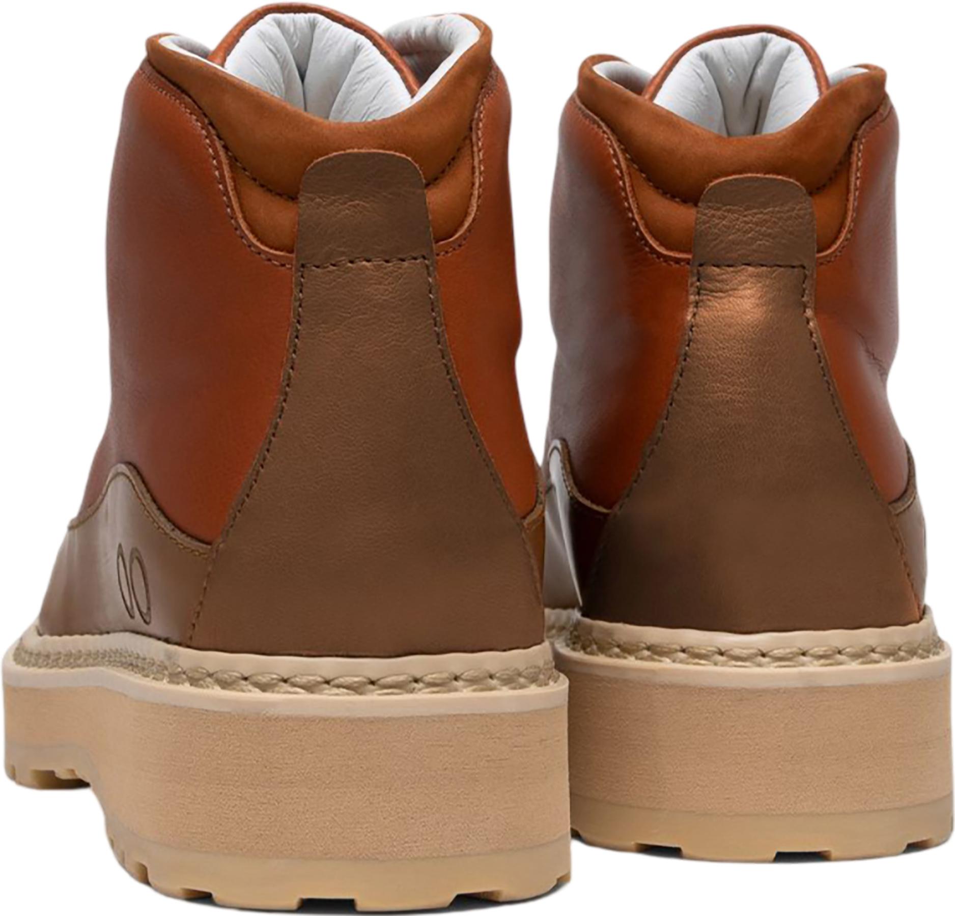 Mono Hiking Core Cap Grained Cow Leather Shearling Lined Hiking Boots ...