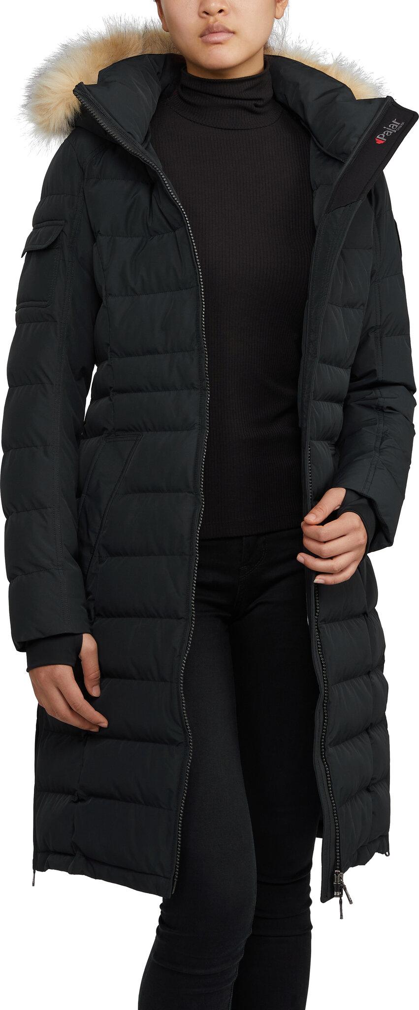 Pajar Venice Long Puffer Jacket with Removable Faux Fur Trim - Women's | The Last Hunt