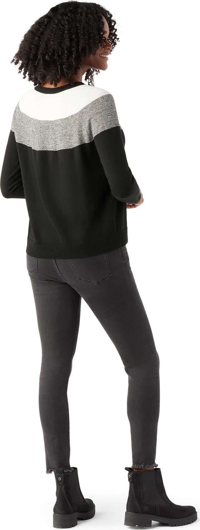 Smartwool Edgewood Colorblock Crew Neck Sweater - Women's | The