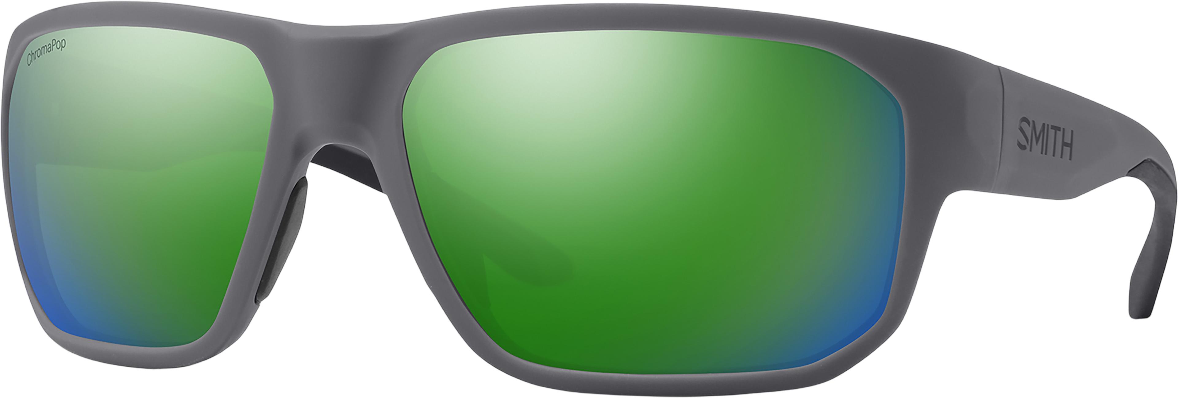 Smith Optics Arvo Sunglasses - Matte Cement - ChromaPop Polarized Green Mirror Lens - Men's ...
