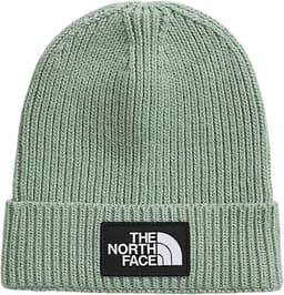 The North Face TNF Logo Box Cuffed Beanie - Kids | Altitude Sports