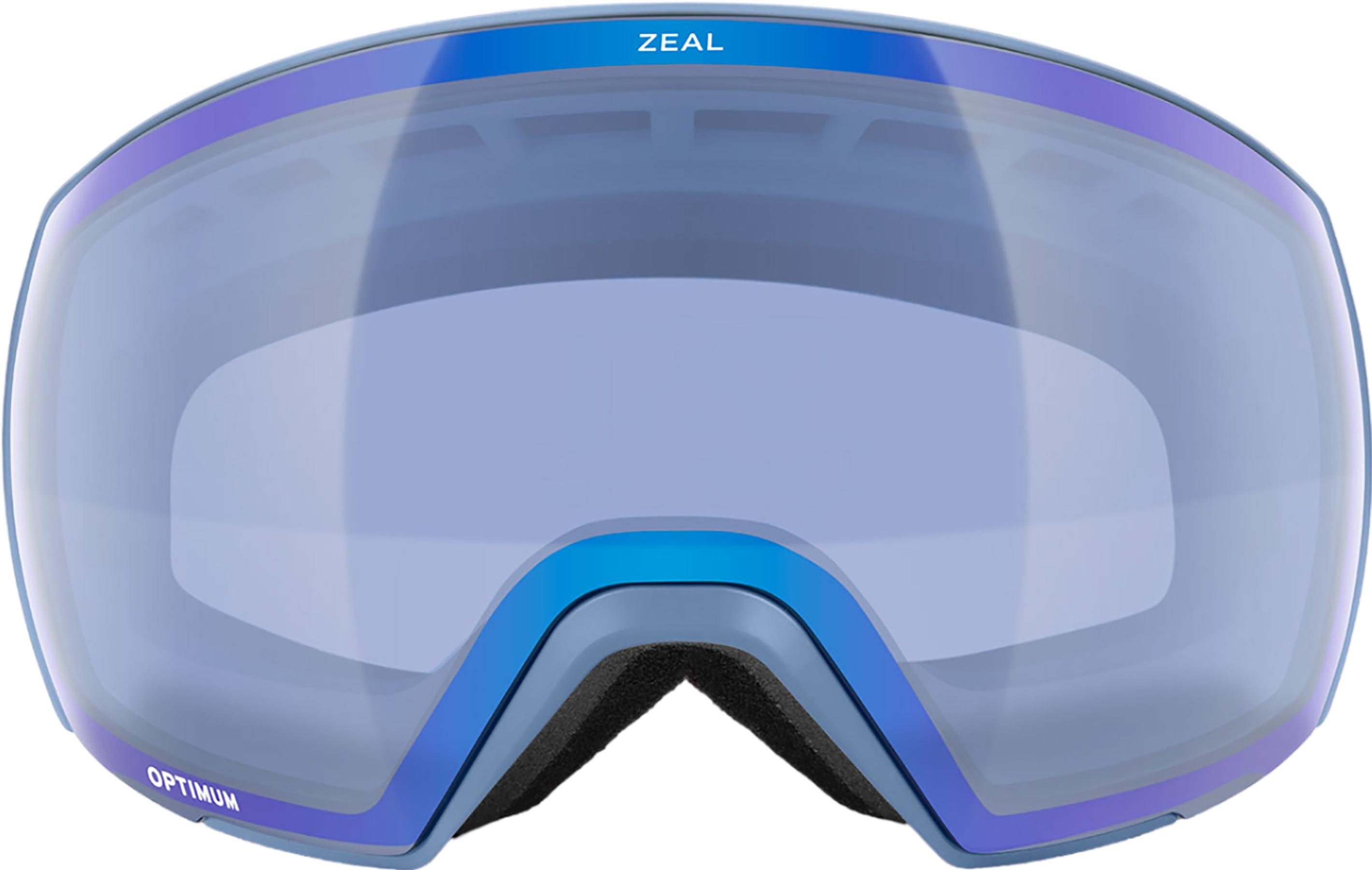 Zeal Optics Hangfire Ski Goggles - Blue Steel - Persimmon Sky Blue ...
